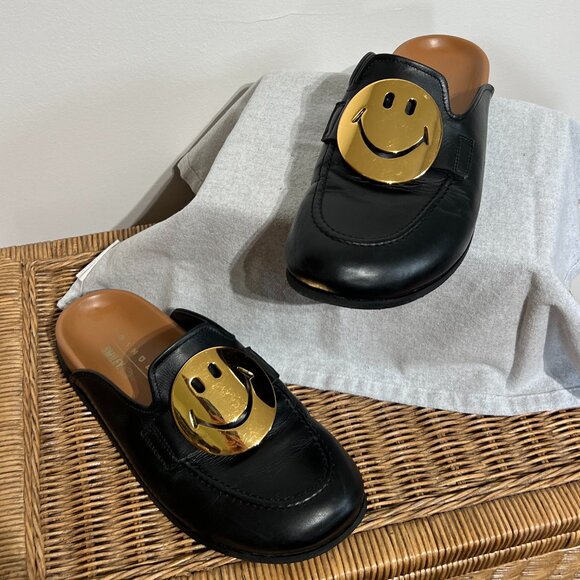Joshua Sanders | Shoes | Joshua Sanders X Smiley Black Leather And ...